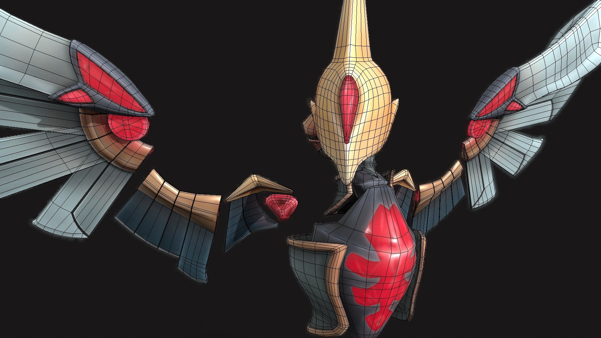 Born To Rise bird enemy - LIV - InGame version - 3D model by Clara ...