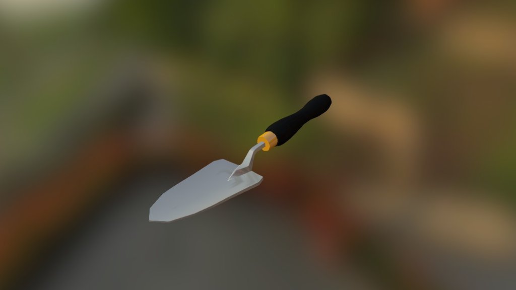 [Low Poly] Trowel - 3D model by aidanfox [01c6d58] - Sketchfab