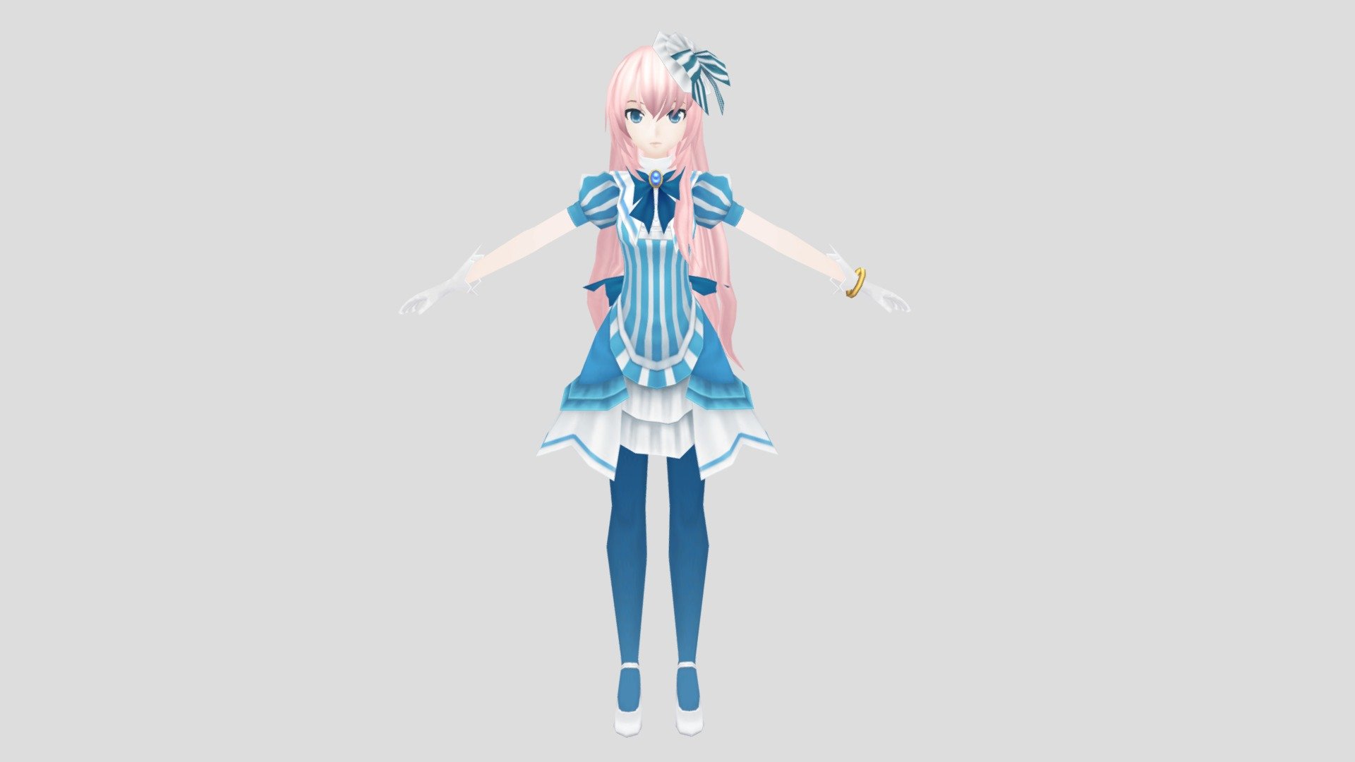 Megurine Luka - Download Free 3D model by 雨宮レン (@oscar3dmodel) [01c747a] - Sketchfab