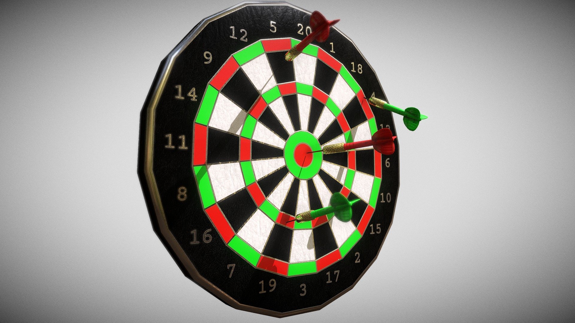 Dart Board - Download Free 3D model by Friendly Ninja 27 (@Starovoytovm.20) [01c7918] - Sketchfab