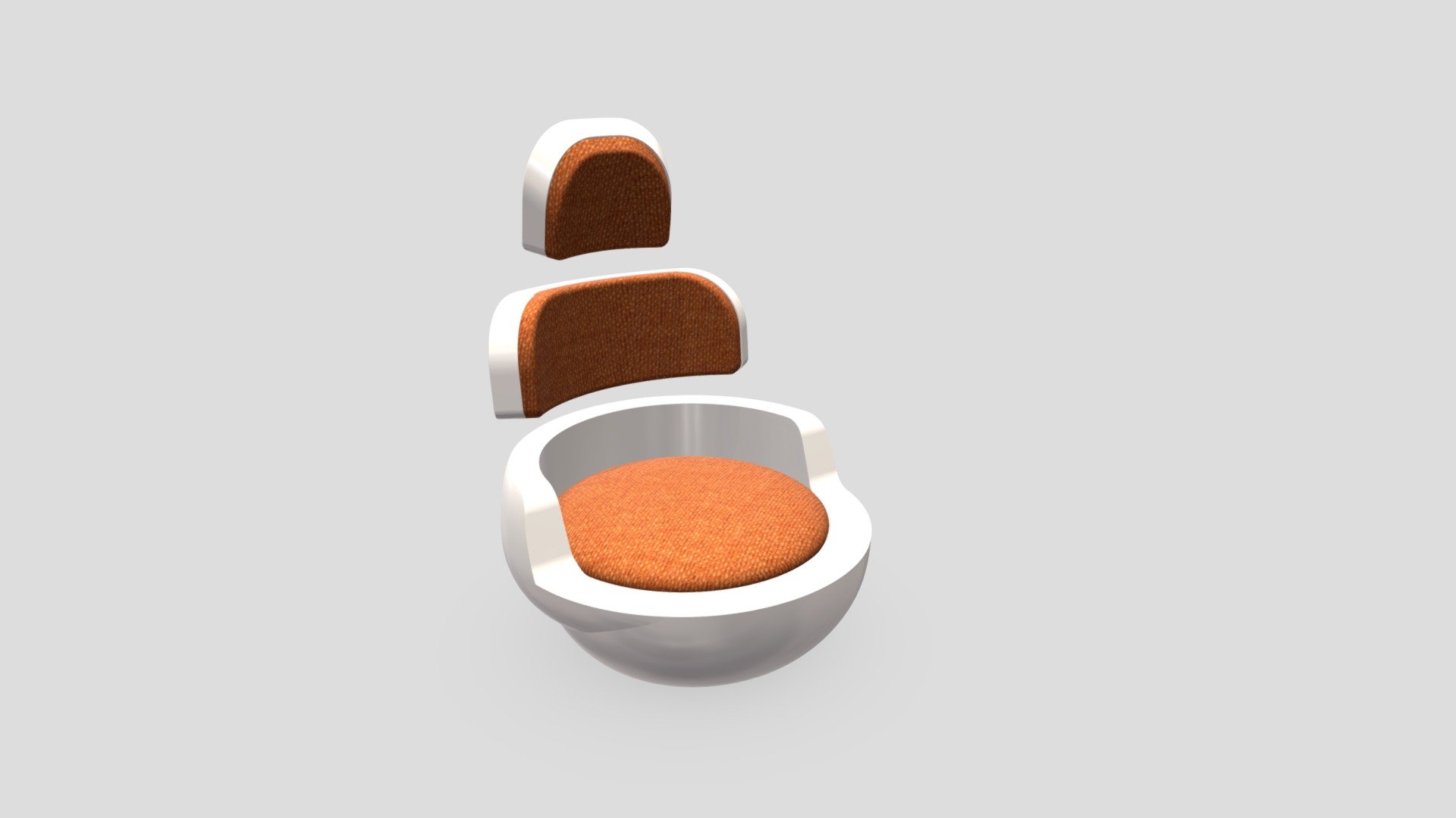 Futuristic Floating Chair - 3D model by giada.turini [01c8114] - Sketchfab