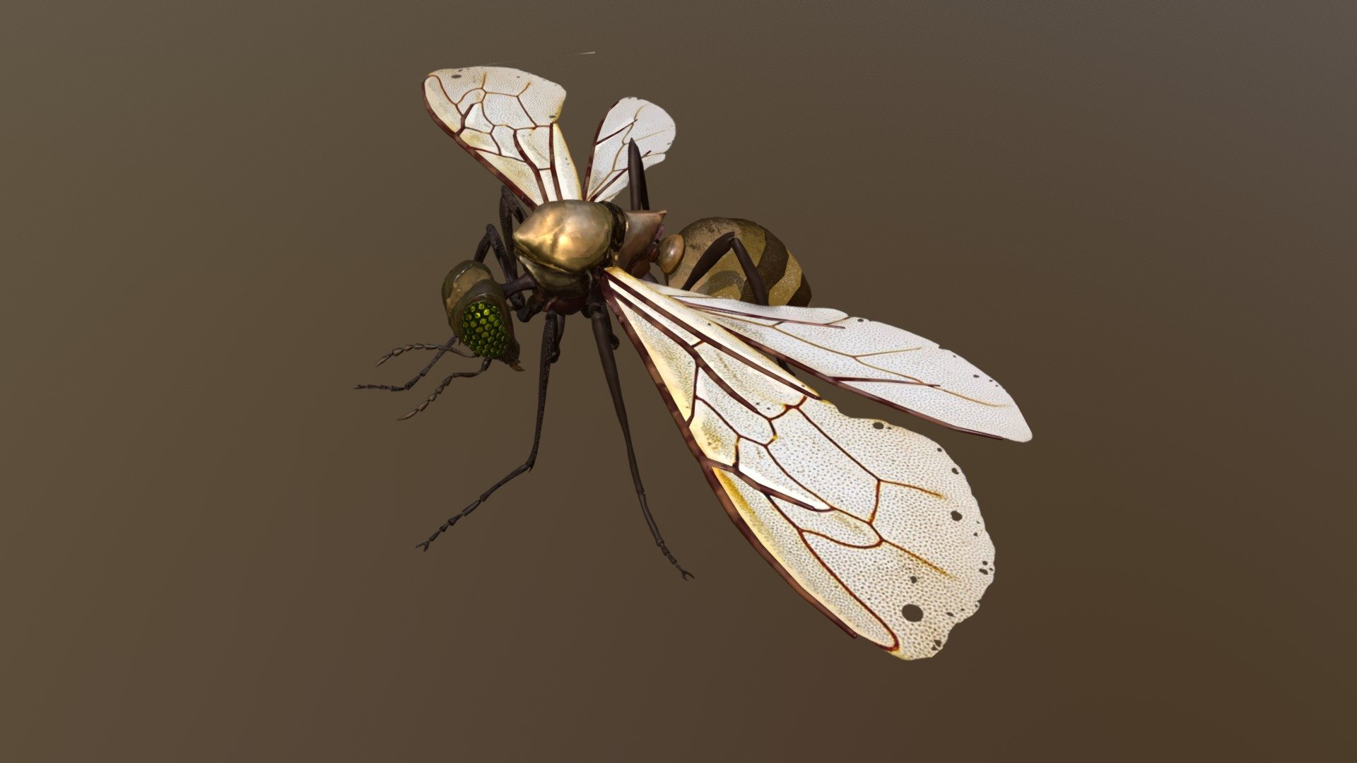 Bee - 3D model by AgataPopieluch [01c9a0a] - Sketchfab