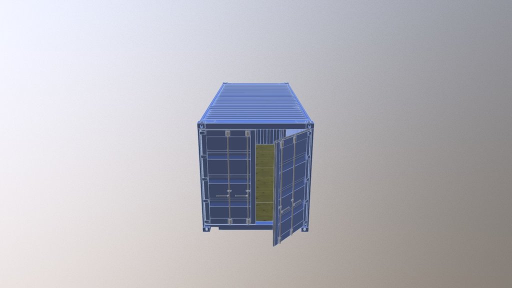 Container iso 20 v1.1 - 3D model by selfstock [01c9c93] - Sketchfab