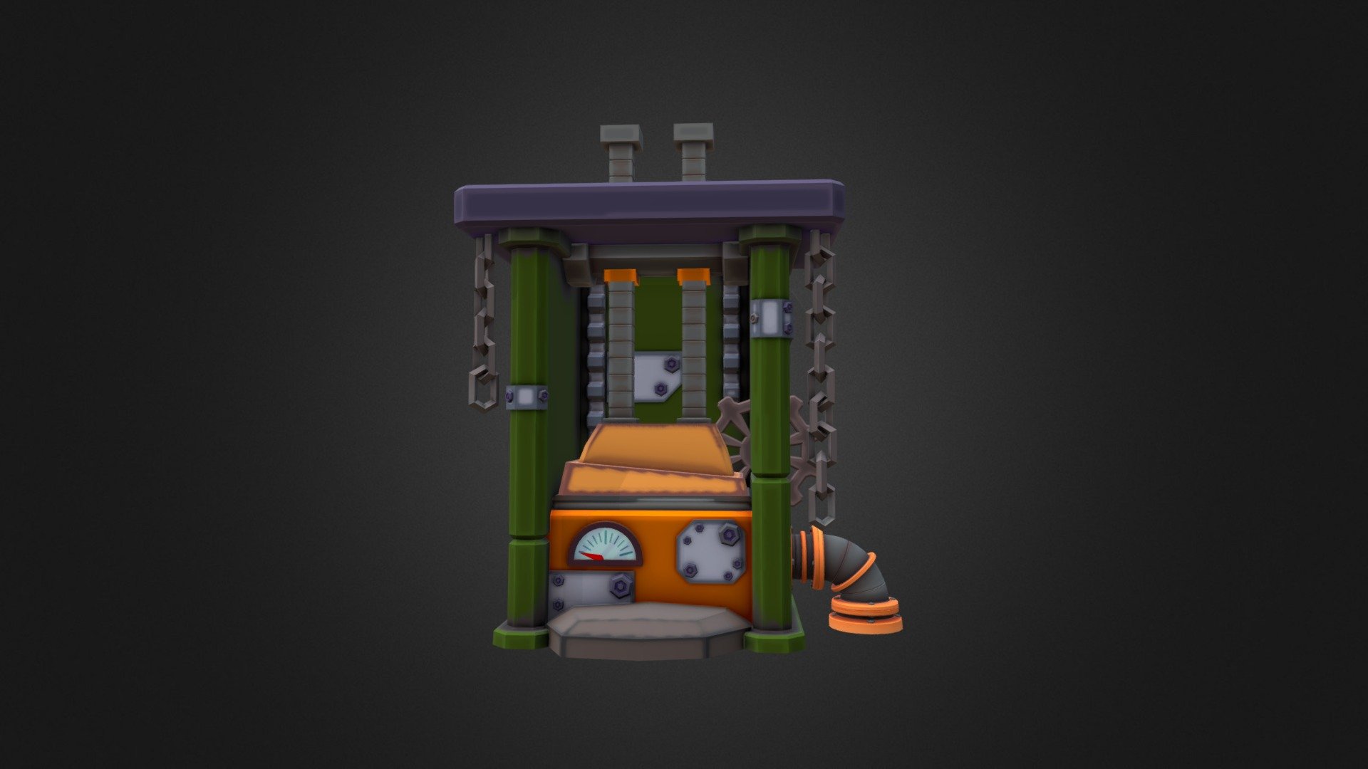 Gem Compressor - 3D model by Dez (@n9423362) [01c9ea3] - Sketchfab