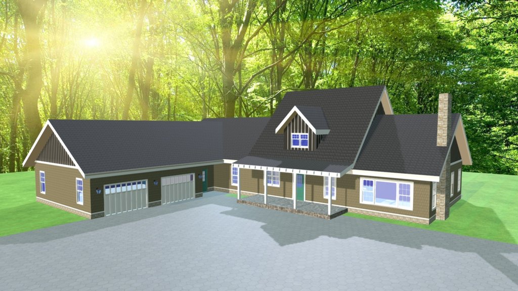 Klassen House - 360 spin model of 3D house - 3D model by Render3DQuick ...