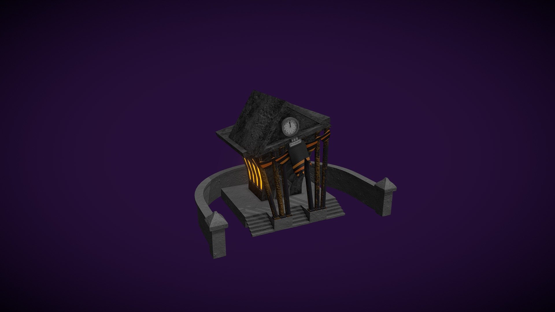 Town Hall - 3D model by Dr Kitty (@0maria.kal0) [01cc1c7] - Sketchfab