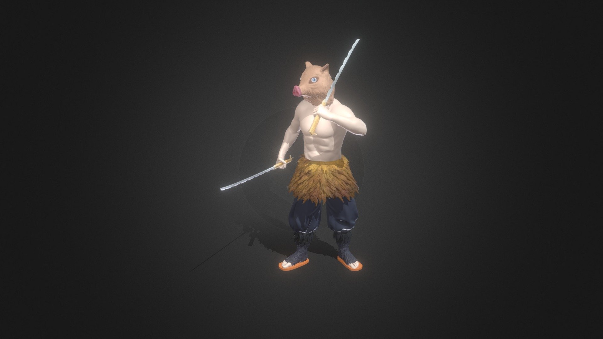 Inosuke 3D Kimetsu No Yaiba - 3D model by nik.level103 [01ccbe2 ...