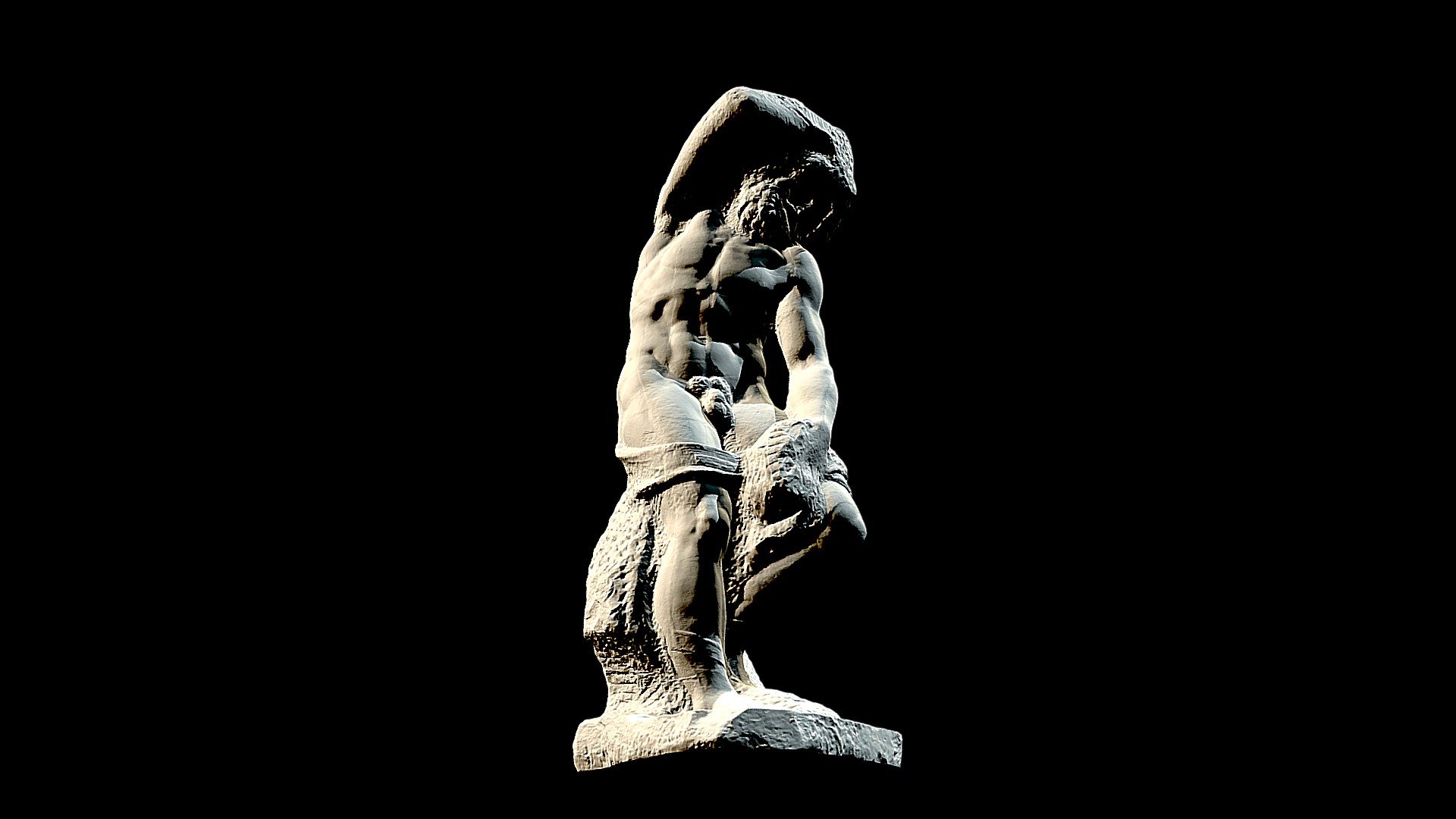 Michelangelo - Bearded Slave(1525–1530) - 3D model by qaz (@776g ...