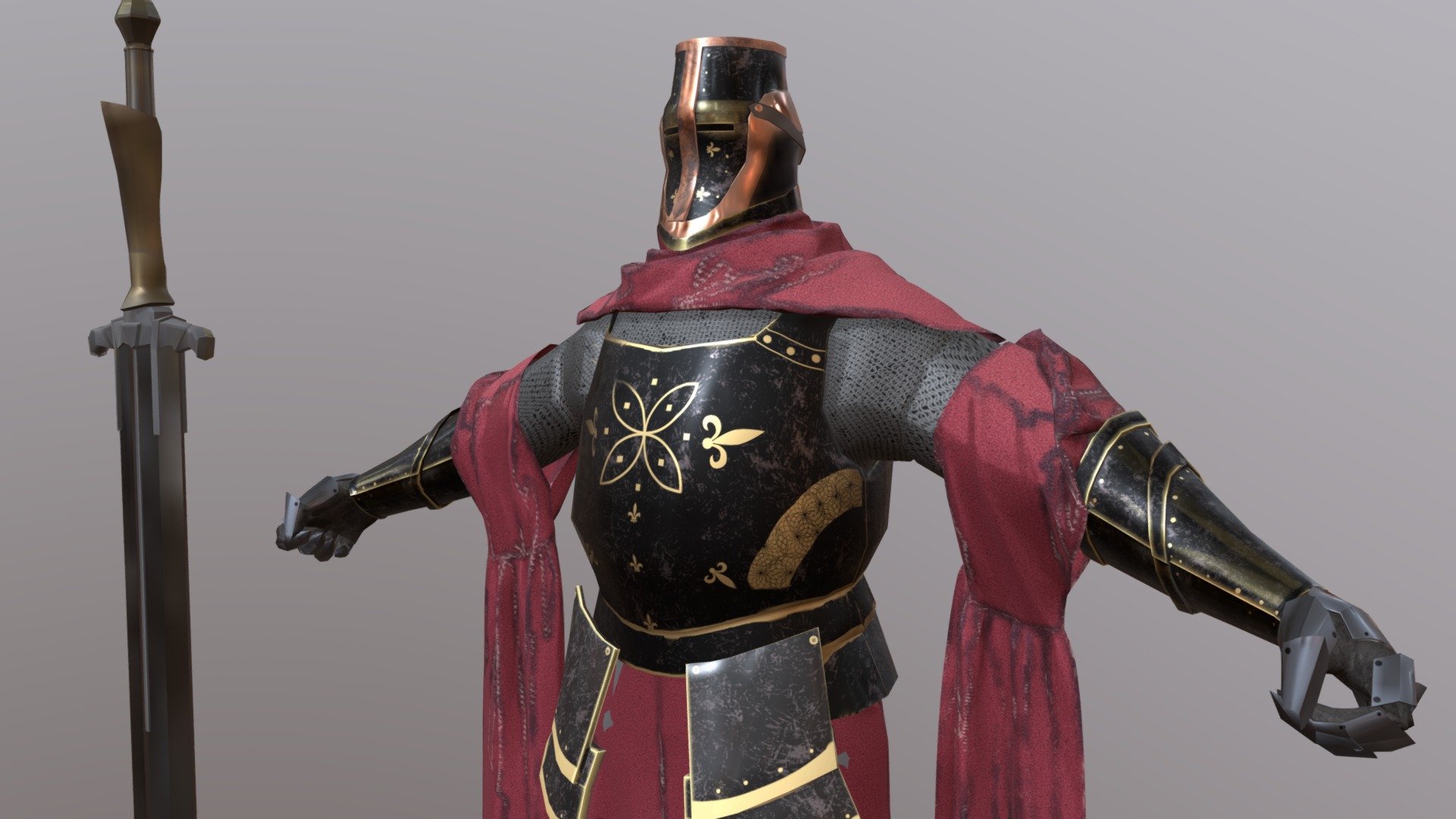 Heavy Knight - 3D model by alen9868 [01d09e7] - Sketchfab
