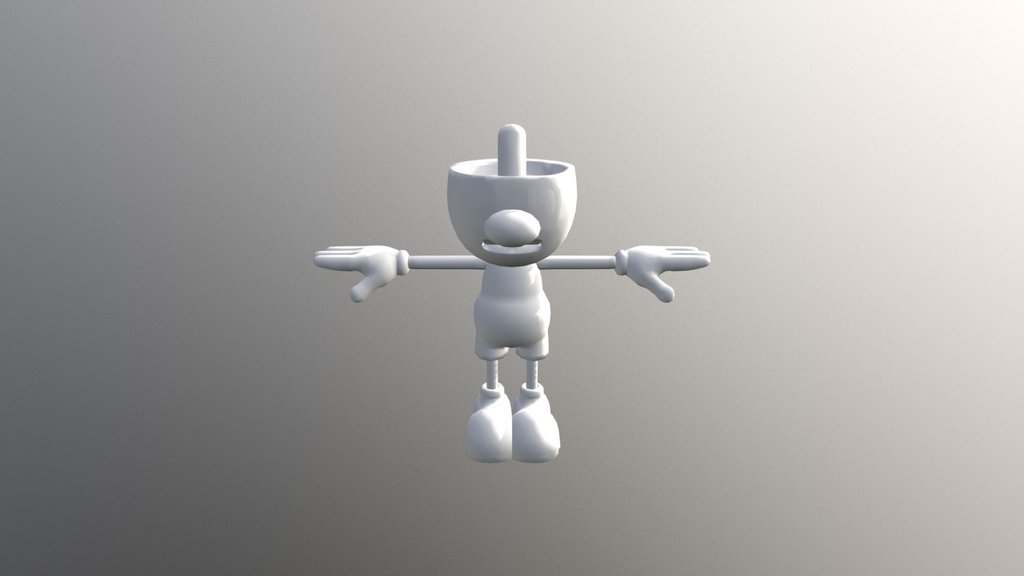 Cuphead - A 3D model collection by embodim3nt - Sketchfab