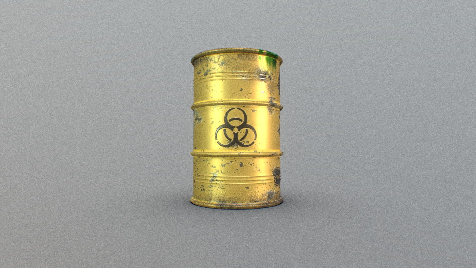 Atomic Waste Barrel - 3D model by otistheinhuman [01d1ea6] - Sketchfab