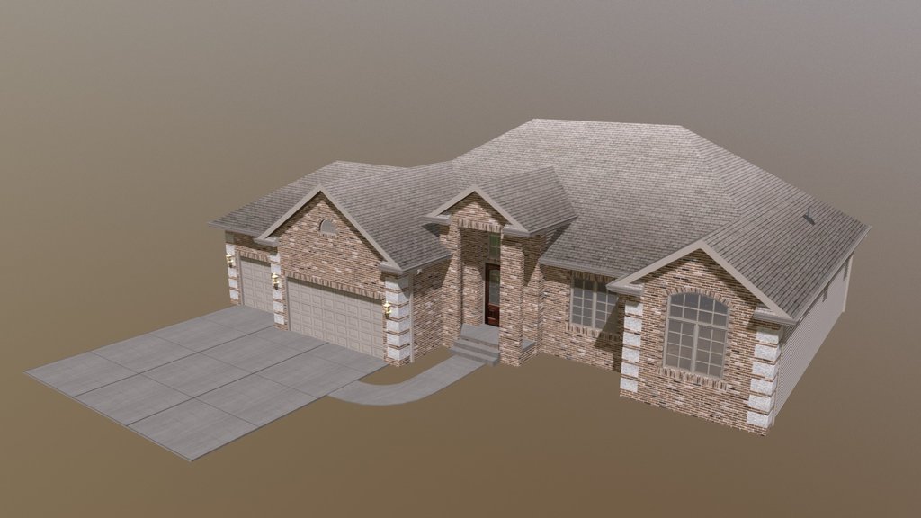 house_american - A 3D model collection by DOe (@clusterdoe) - Sketchfab