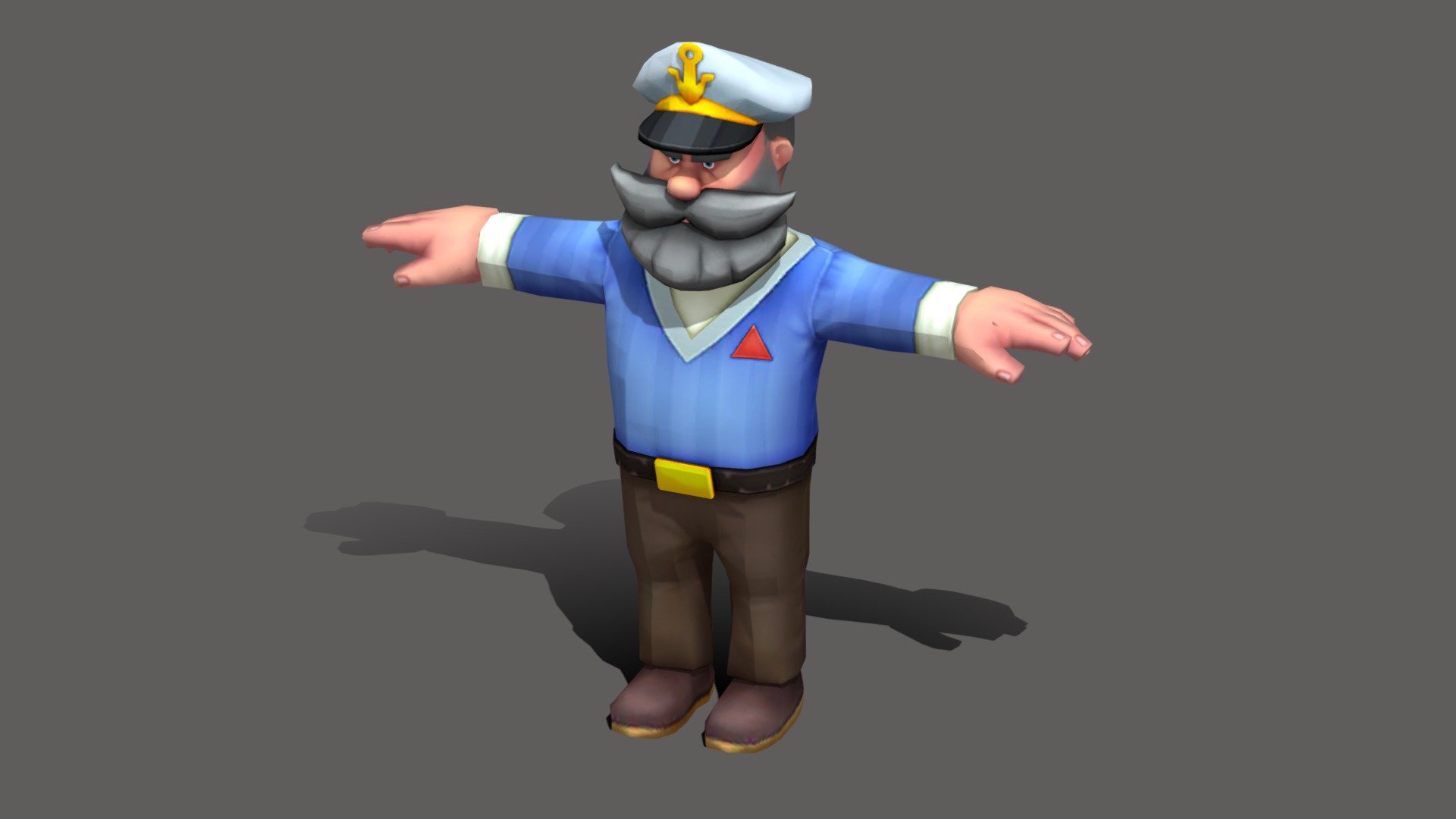 Captain - Buy Royalty Free 3D model by usmangill [01d2938] - Sketchfab ...