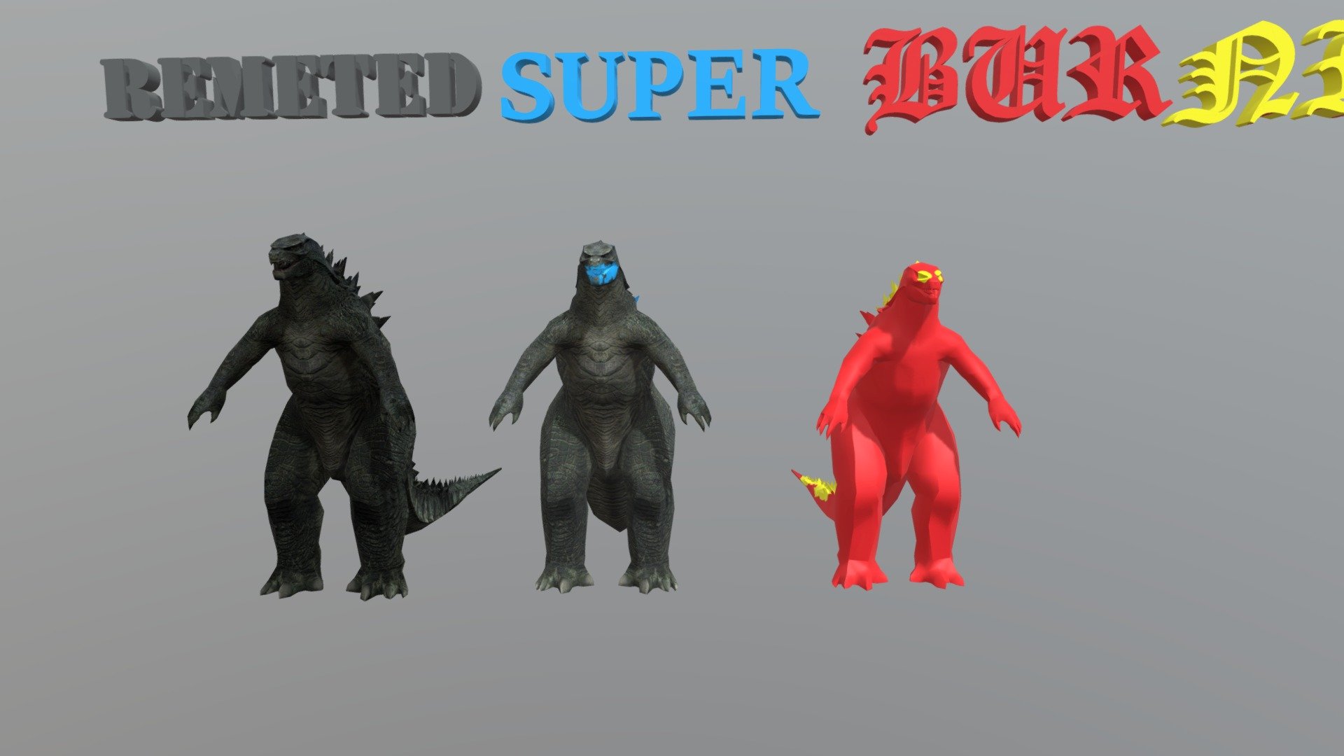 Top 3 Godzilla 2014 Skin In Garry's Mod - Download Free 3D model by ...
