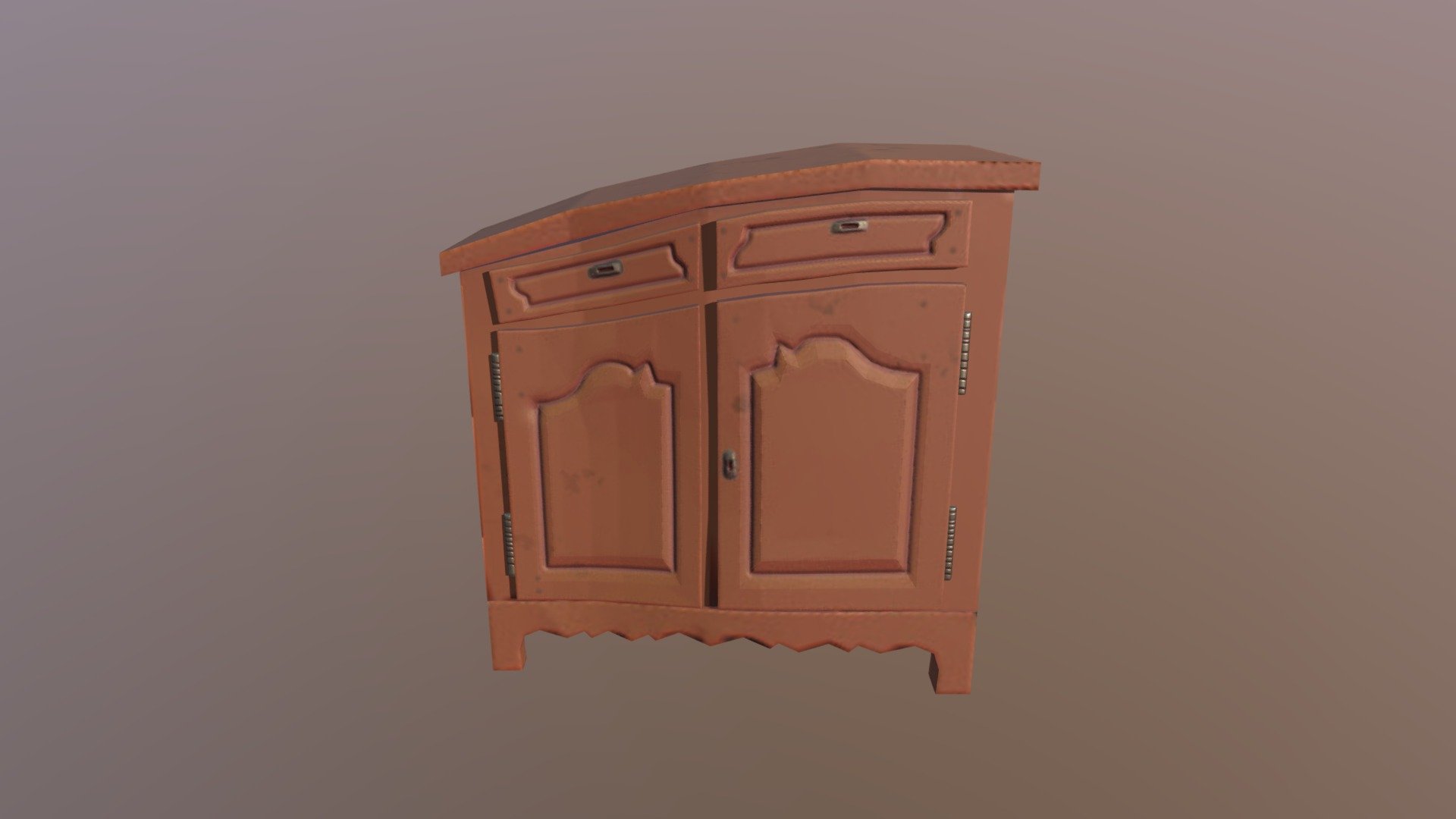 Stylized Cabinet - 3D model by NapoJax [01d31bd] - Sketchfab
