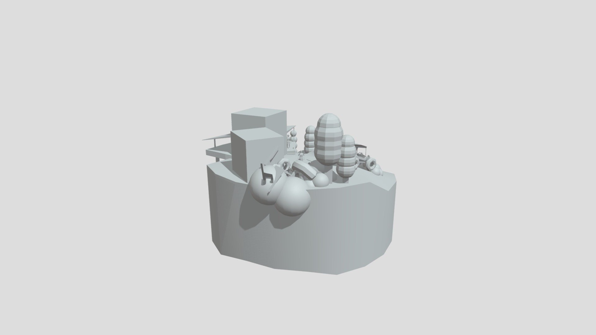 Blockout - 3D model by EnisGonenc [01d470d] - Sketchfab
