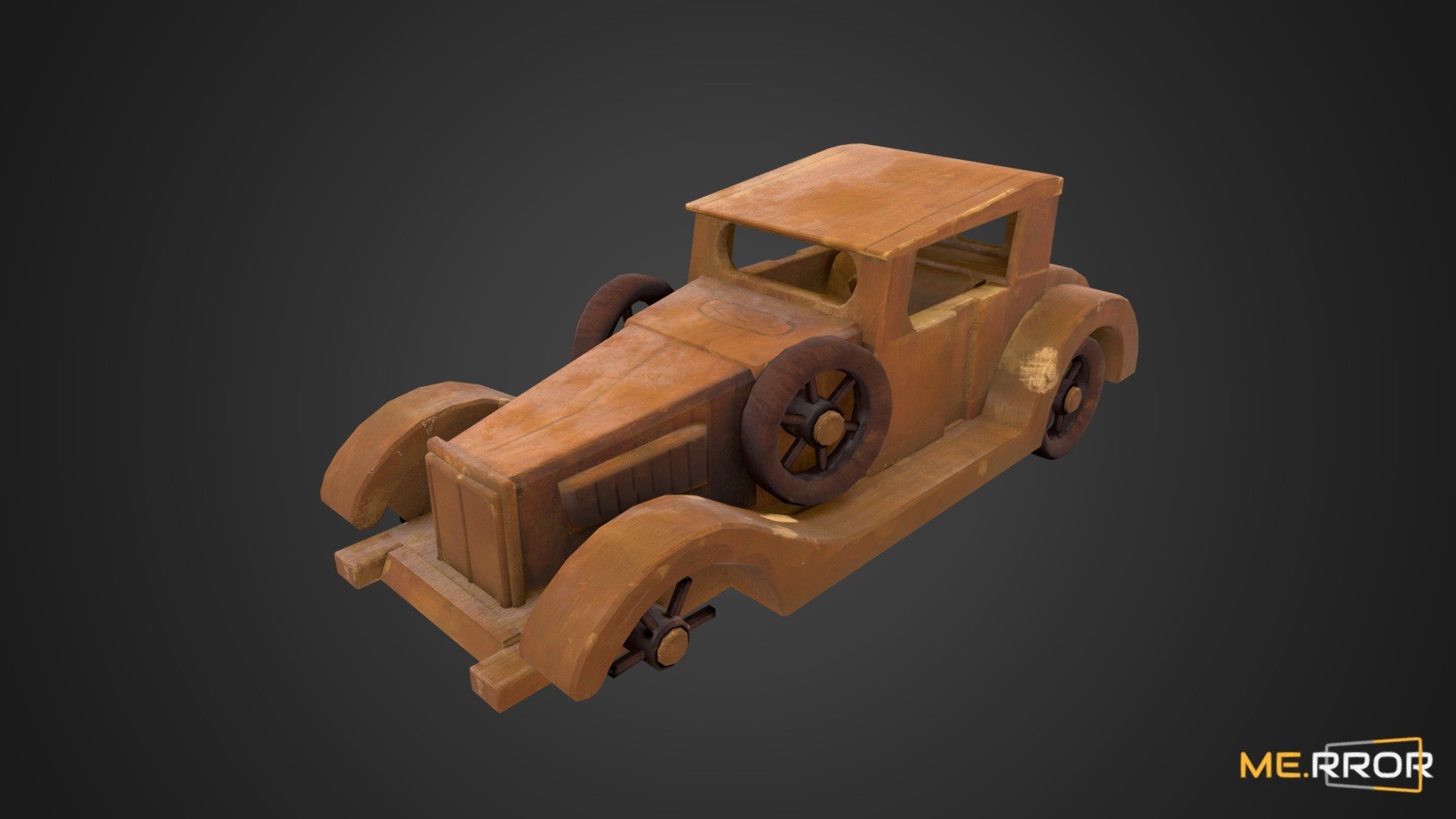 [Game-Ready] Wood Car - Buy Royalty Free 3D model by ME.RROR Studio ...
