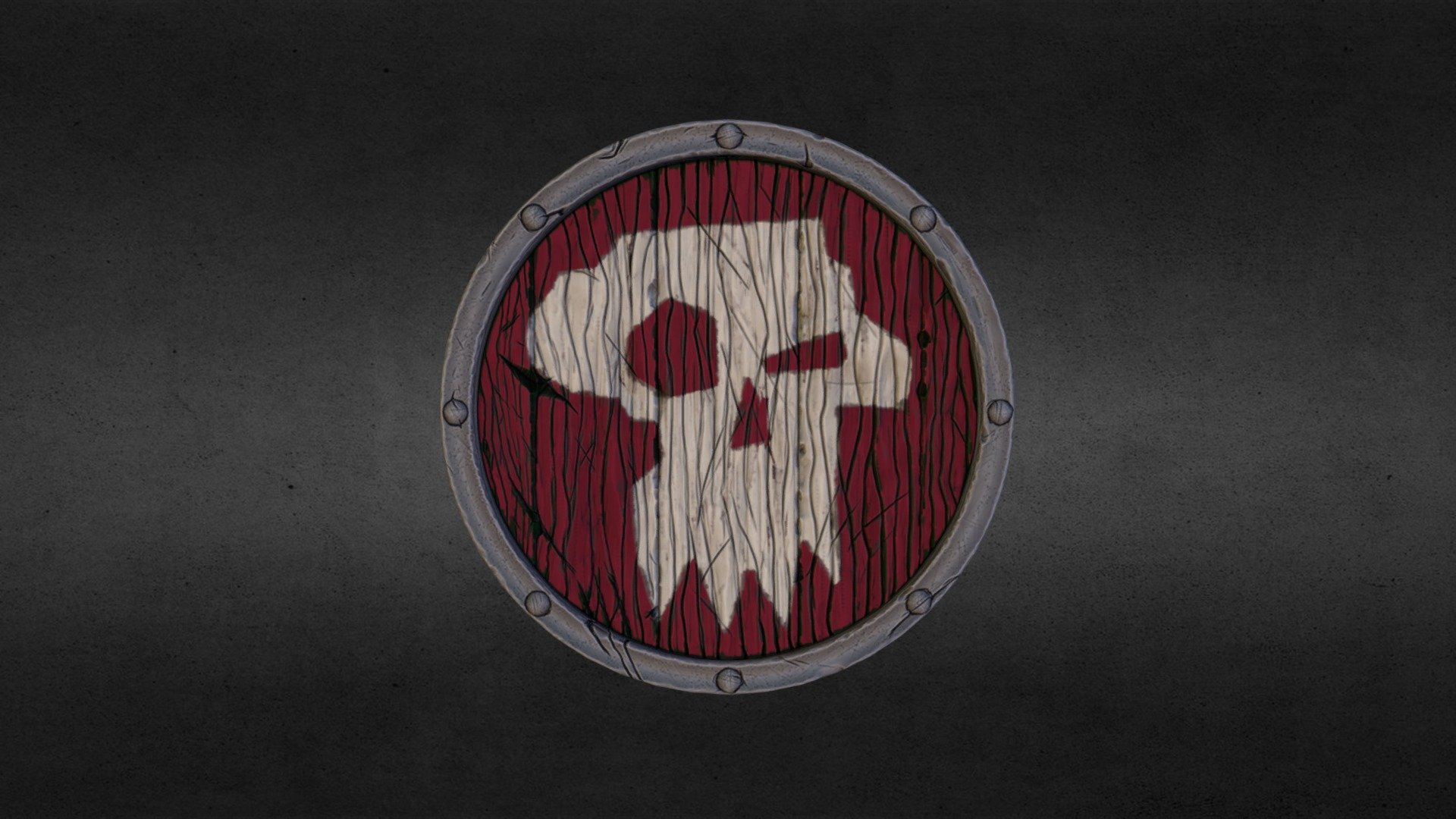 Orc Shield - 3D model by b.zeroeight [01d5ea6] - Sketchfab
