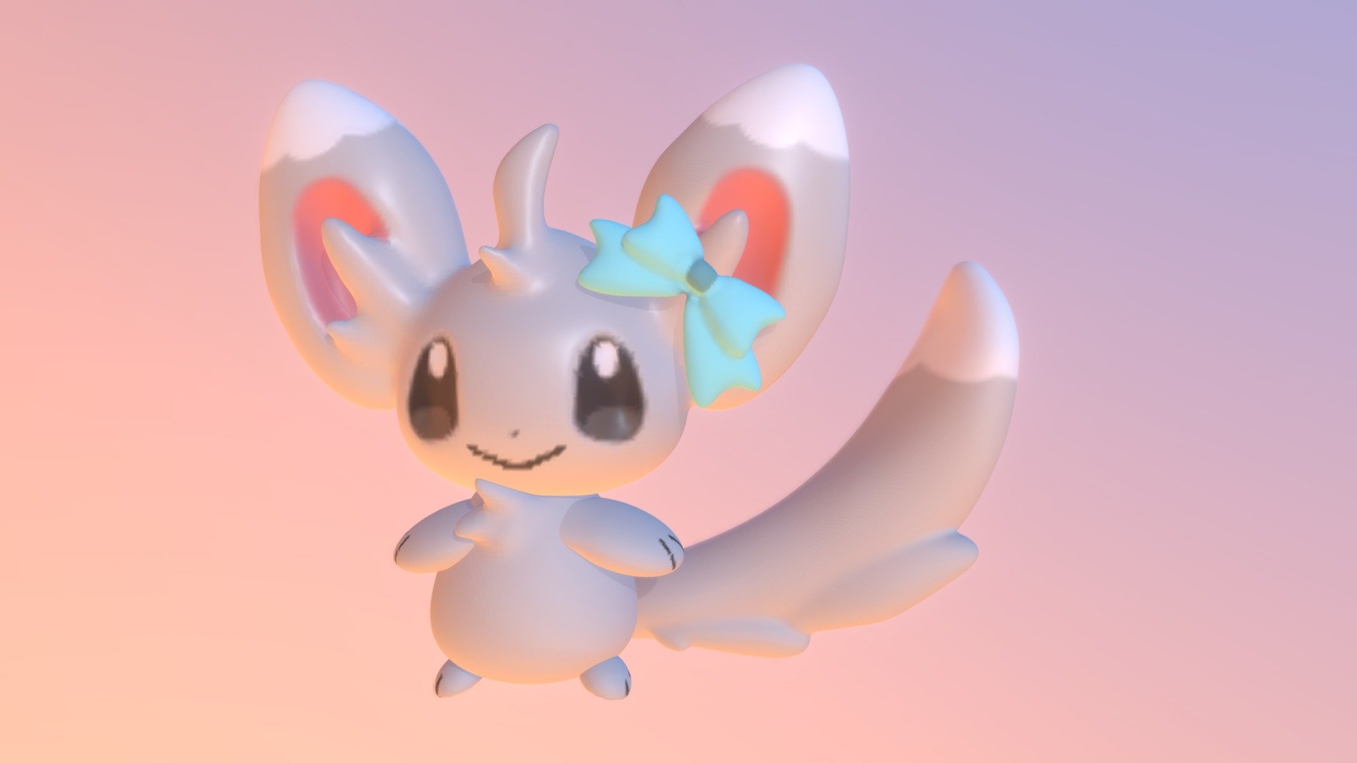 Minccino - Pokemon - Download Free 3D model by Ruowen (@cfxrw) [01d80d3 ...