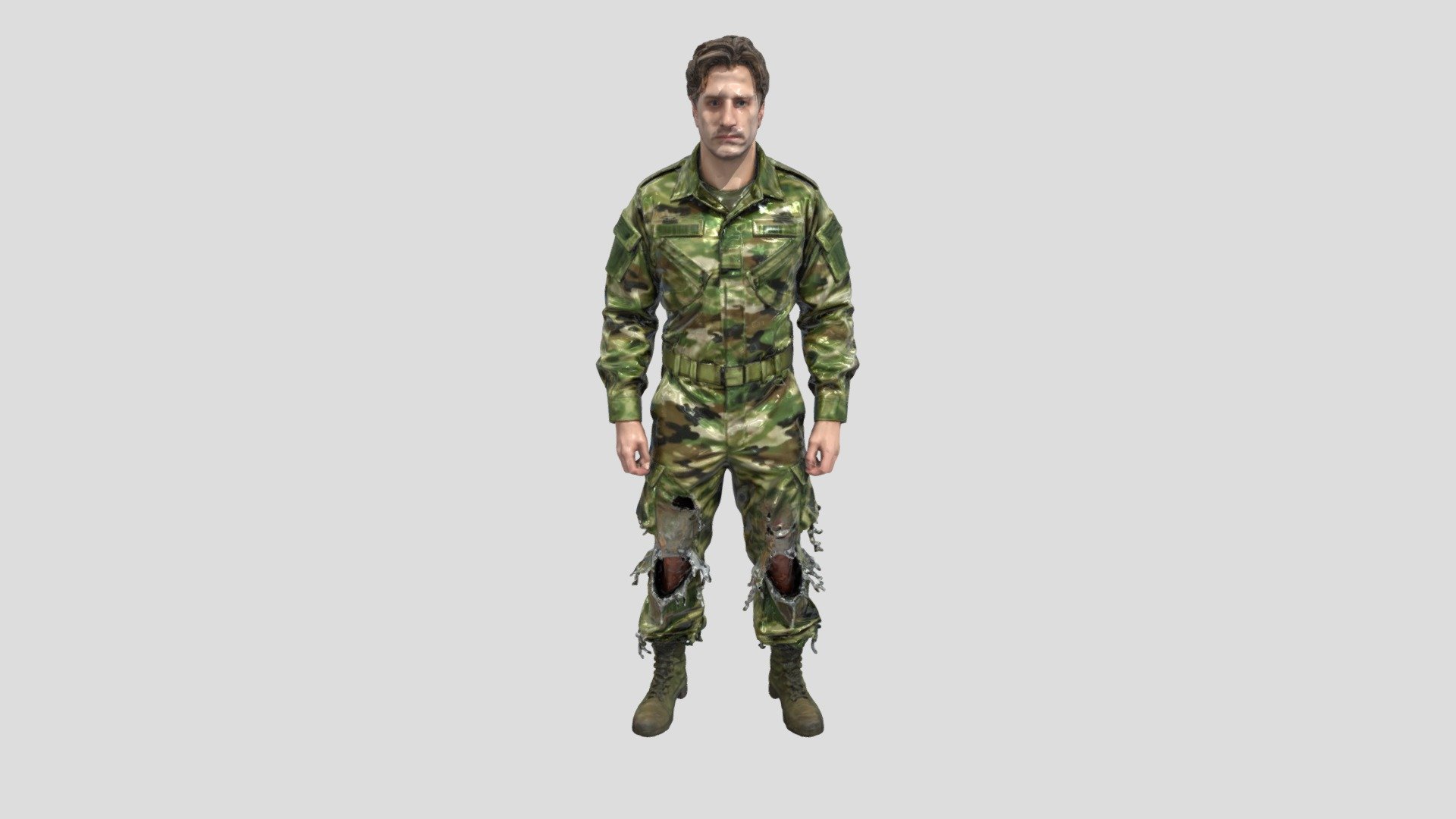 Resilient Soldier - Download Free 3D model by AOartandanimation ...