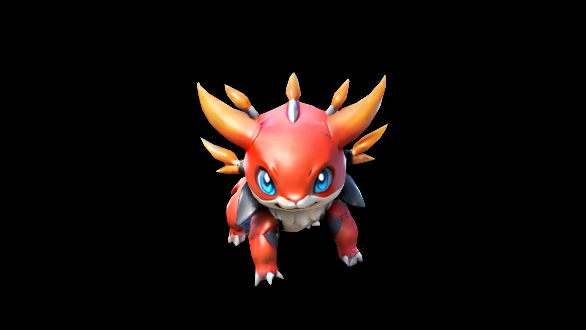 Red-furred, fire-breathing Pokemon - Download Free 3D model by klrxyz ...