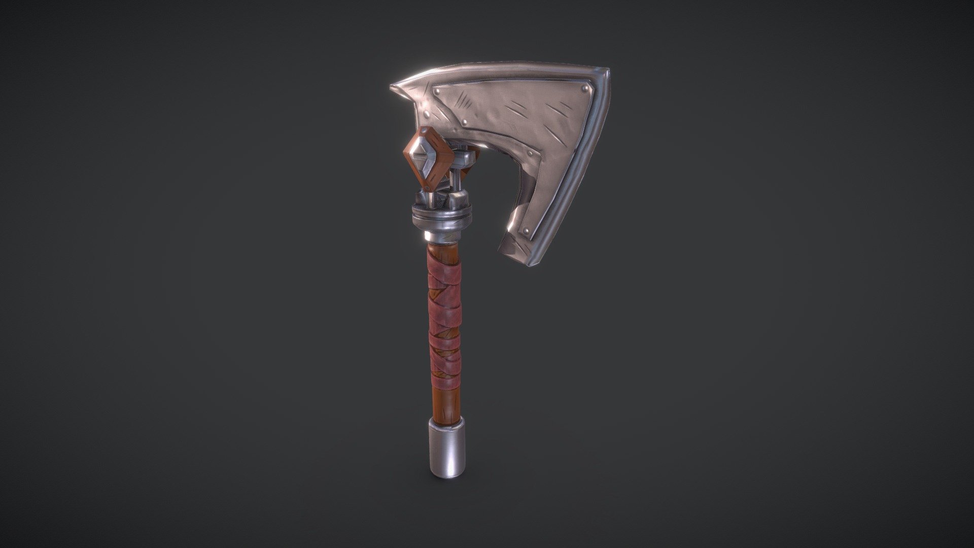 Stylized Axe - 3D model by al_okaidi_production (@Waleed_kh313 ...