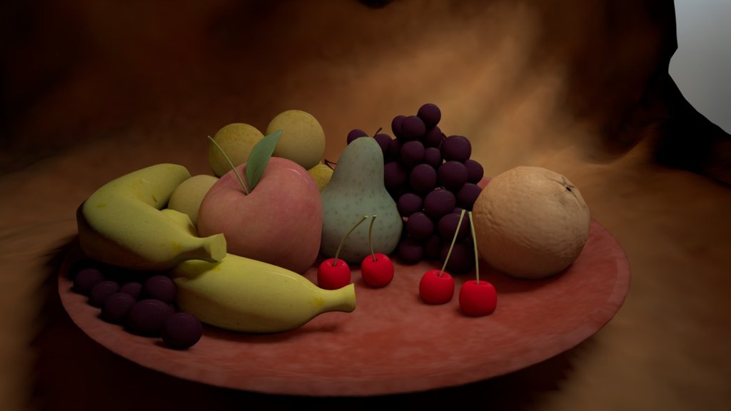 Fruits - 3D model by mnemoxjr [01de68e] - Sketchfab