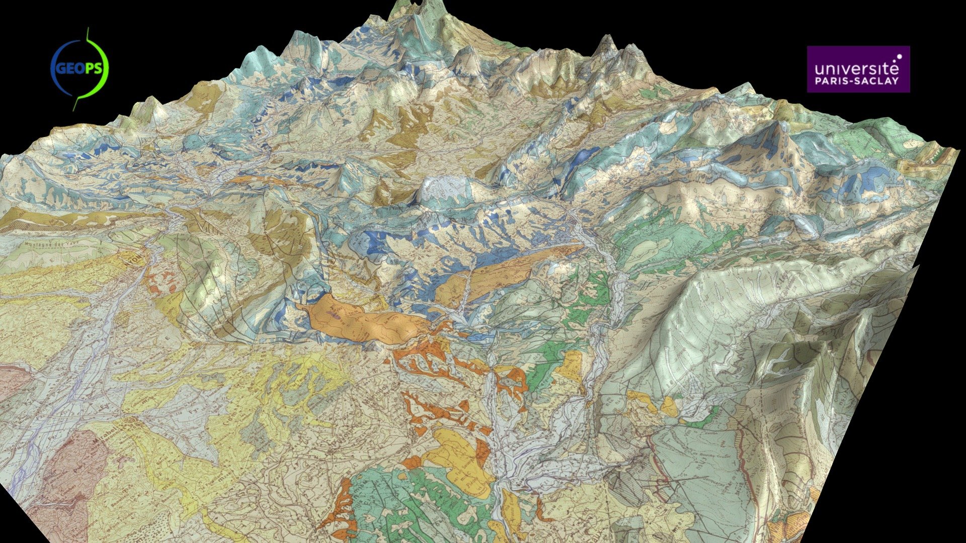 Nyons - 3D model by GEOPS U-Paris-Saclay (@gouravour) [01de76d] - Sketchfab