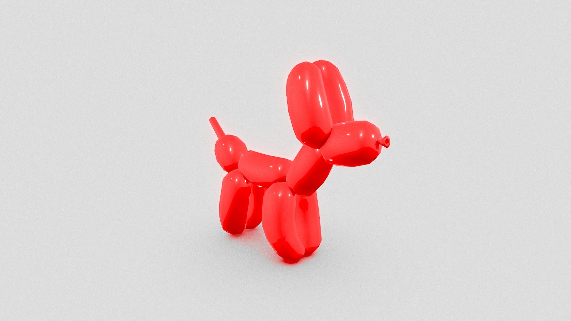 Balloon Dog - 3D model by erin! (@arokma) [01df1c3] - Sketchfab