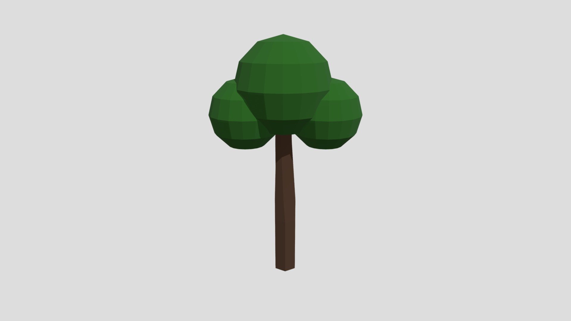 Lowpoly Tree *1 - Download Free 3D model by kamanov [01e0223] - Sketchfab