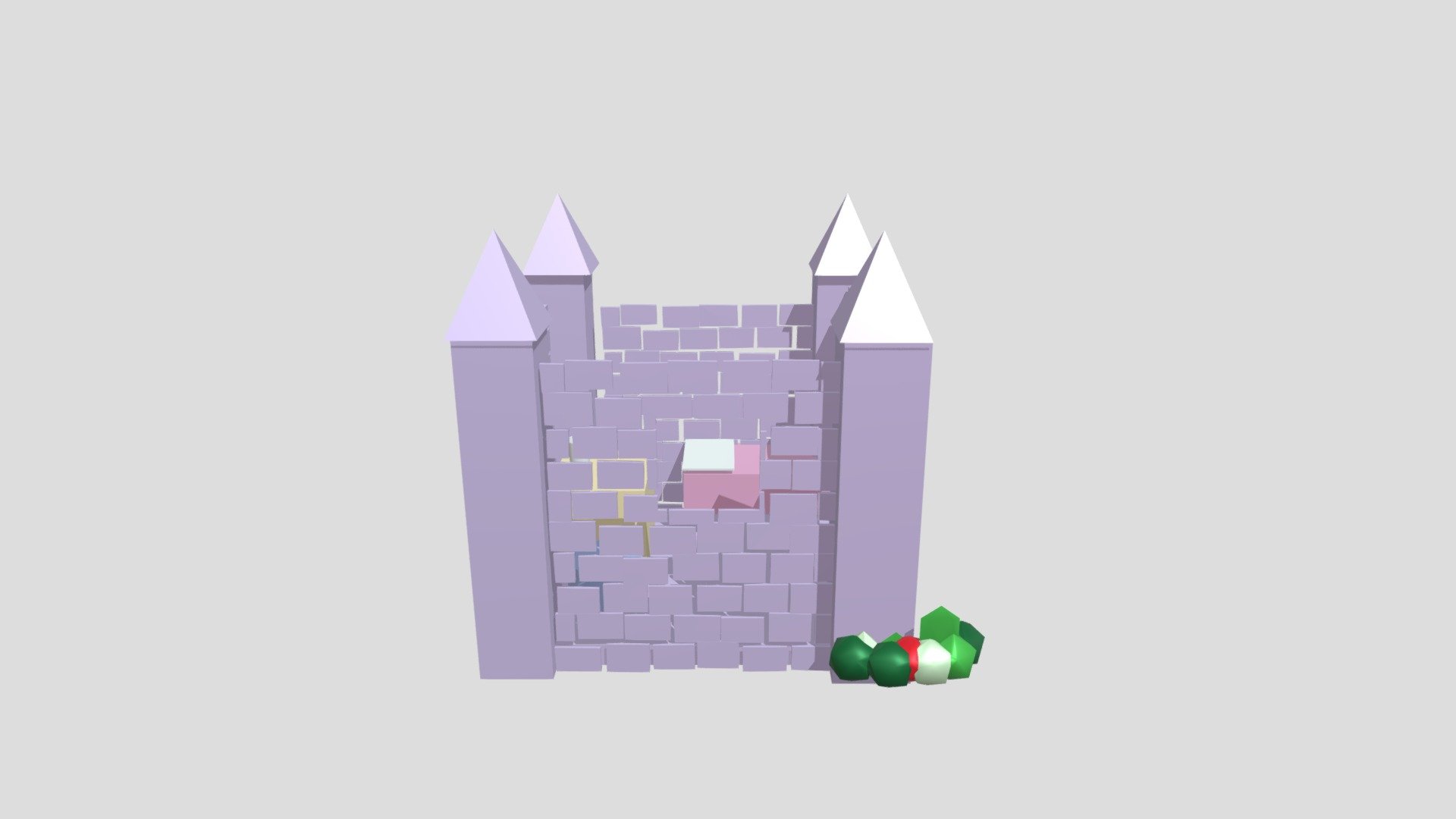#violet castle - Download Free 3D model by ale.mej [01e184e] - Sketchfab