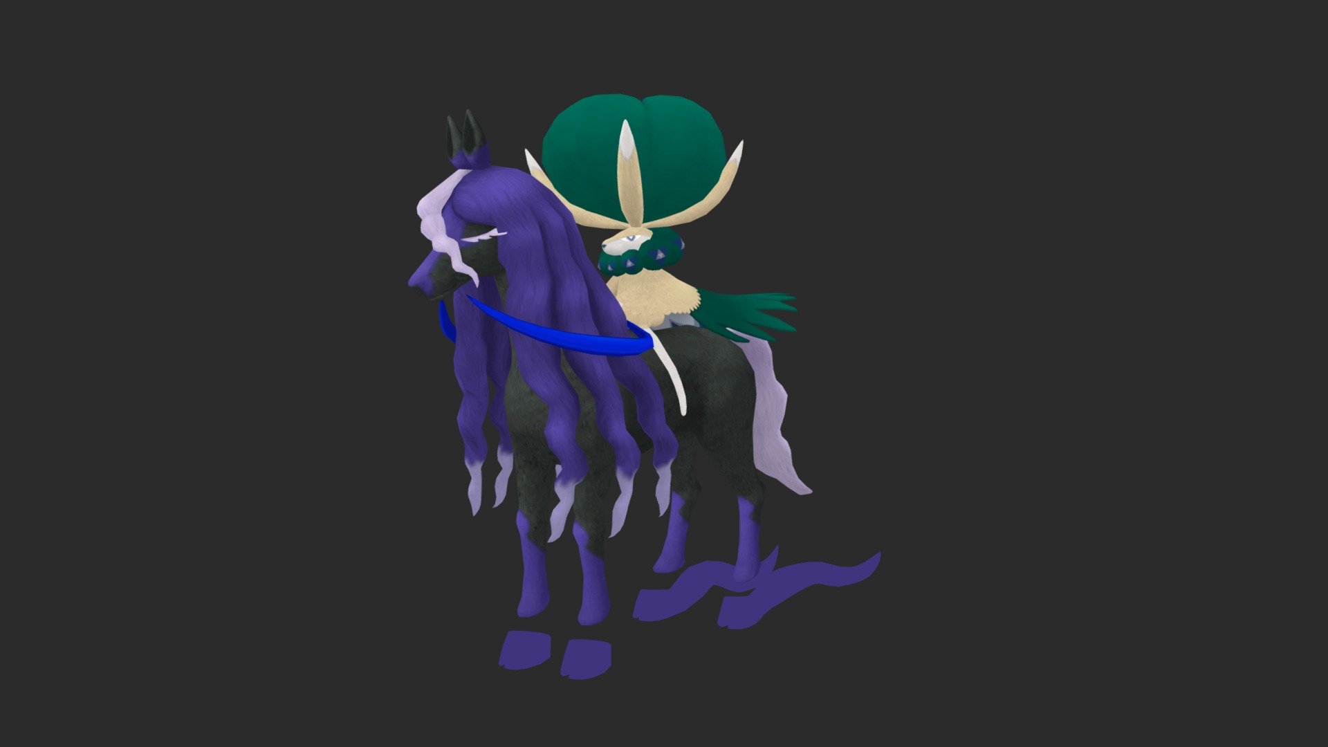 Shiny Calyrex (Shadow Rider) - Download Free 3D model by Mariokart07 ...