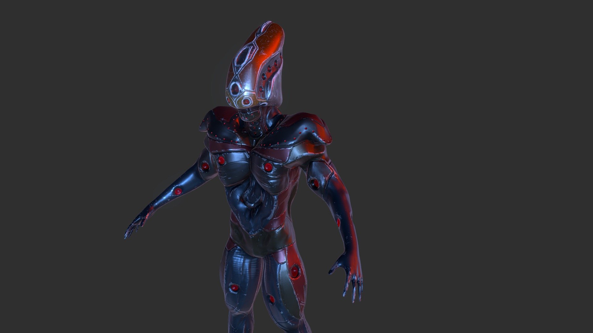 Enemy 3d Model By Dreamydesigner [01e323f] Sketchfab