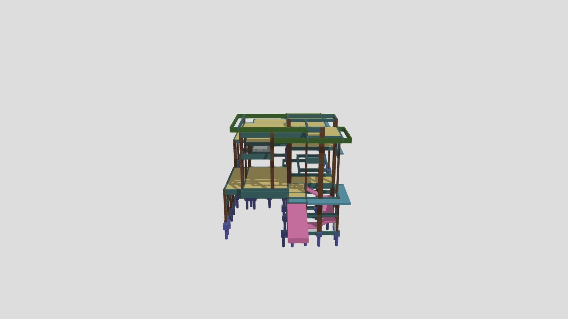 3D Residencia PHC - Figueira Branca - Download Free 3D model by Daniel ...