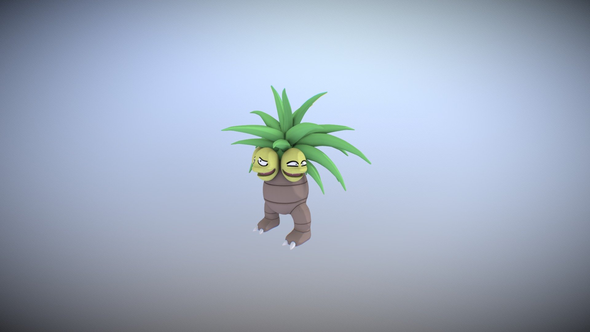 Exeggutor #Pokemonday - 3D model by Álvaro Ferreira (@alvaro_blck ...