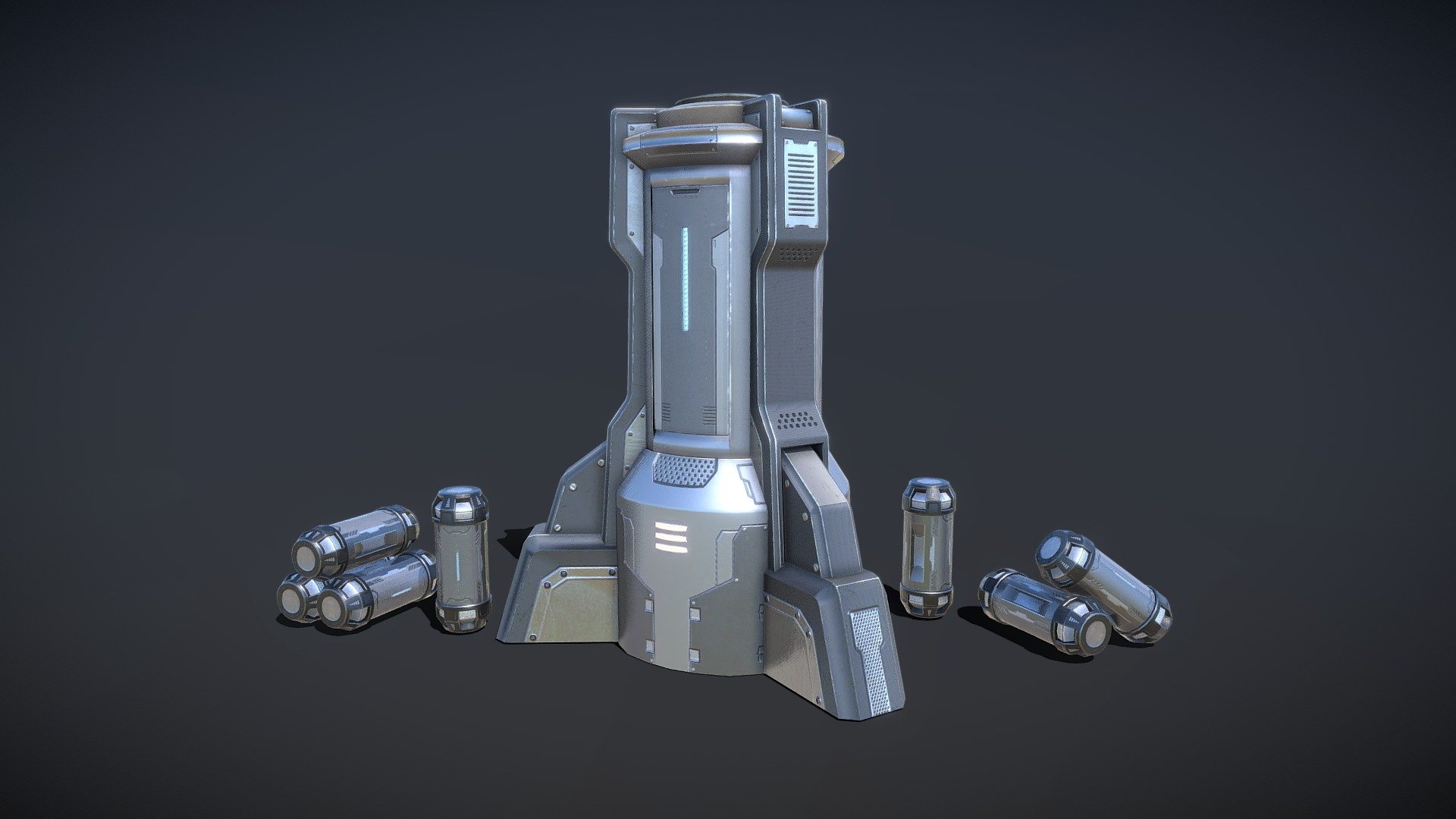 Sci-Fi Battery Device - Buy Royalty Free 3D model by Experience Lab Art (@Experience_Lab_Art ...