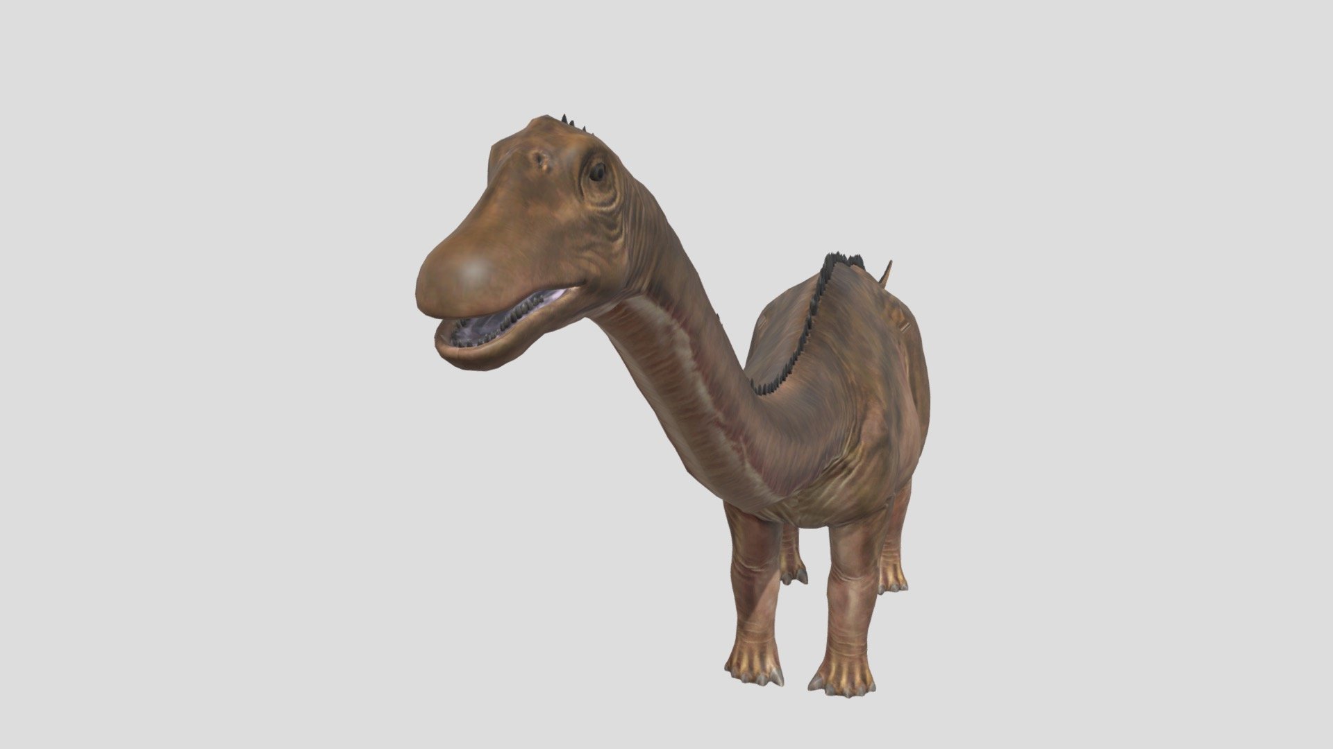 Diplodocus 1 - Download Free 3D model by Modbuff (@CGreature) [01e88bc ...