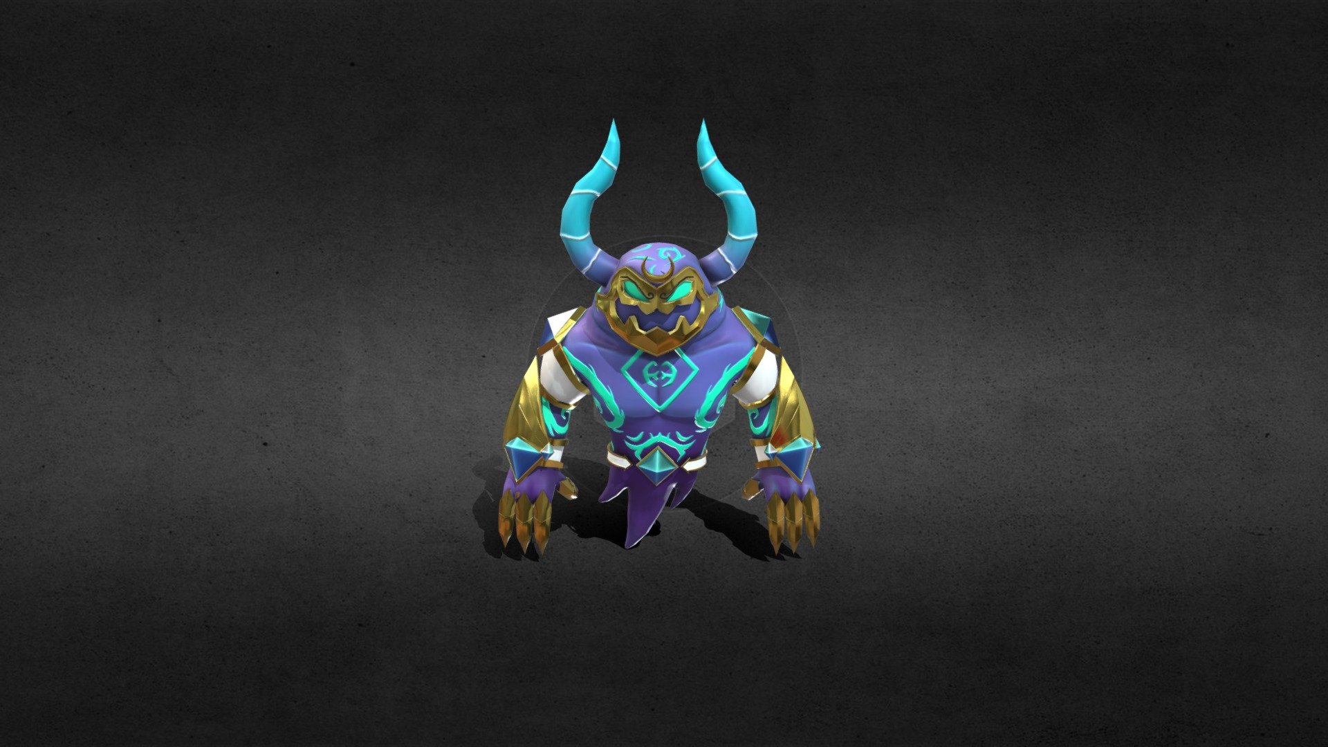 Crystal Creature - 3D model by aneeqayounas [01eab42] - Sketchfab