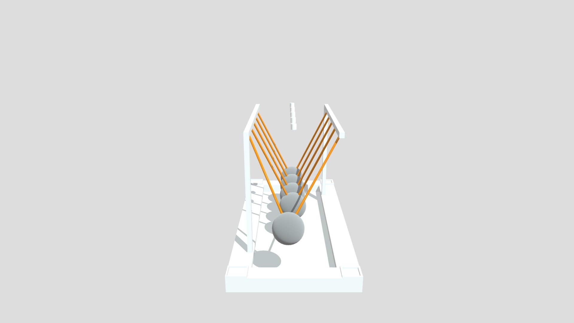 Newton's Cradle (animated with physics) - Download Free 3D model by Rex ...