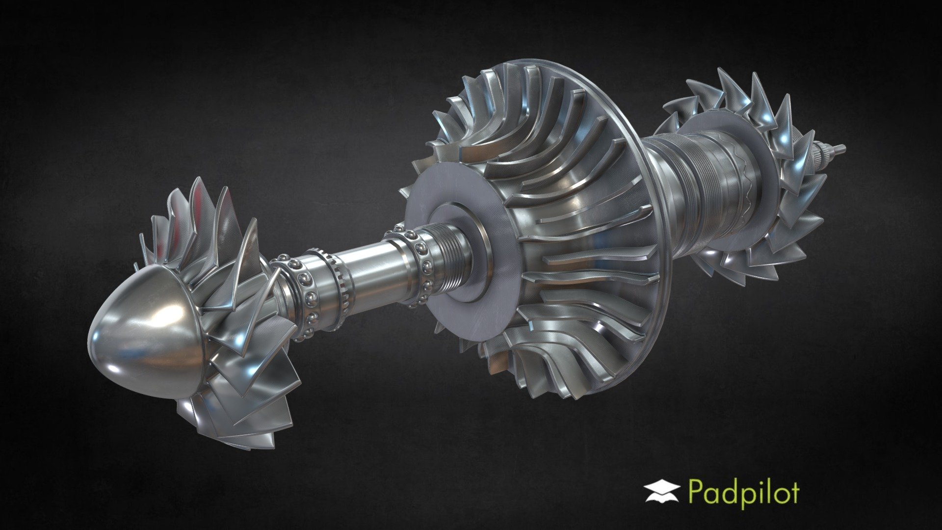 Arriel 2 Single Spool - 3D model by Padpilot [01ed85b] - Sketchfab