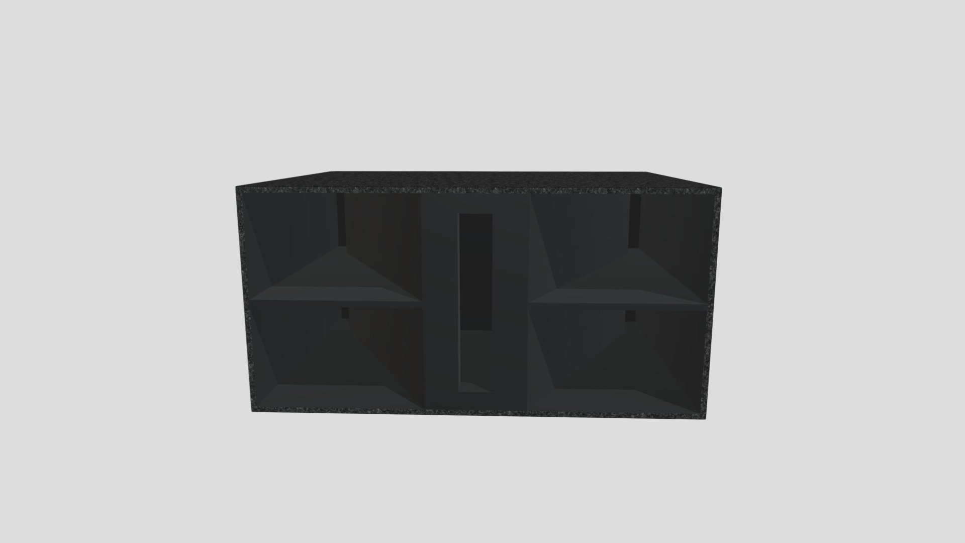 Bass Bin 2 - Subwoofer - 3D model by darksoundlab [01eeb3a] - Sketchfab