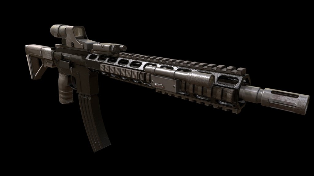 Realistic and Stylised Guns - A 3D model collection by Bl4ckGh0st ...