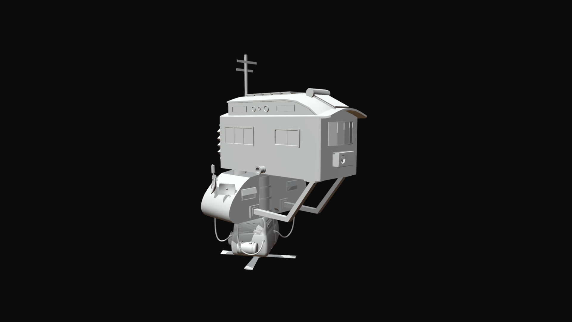 Caravans Tower - 3D model by Ivo Dias (@idas) [01ef9be] - Sketchfab