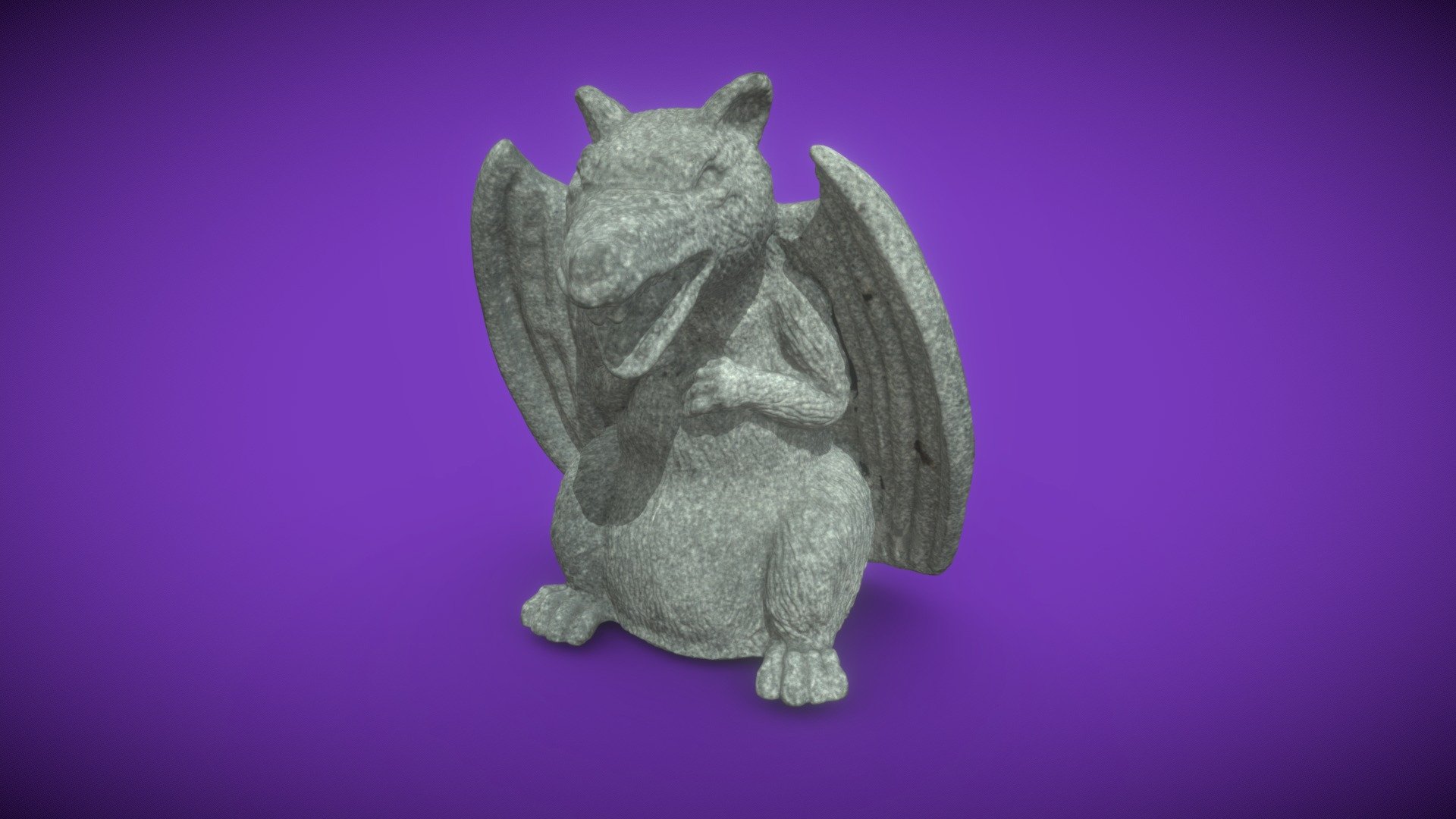 Rat Gargoyle Halloween Decoration - 3D model by cfrend [01f12e9 ...