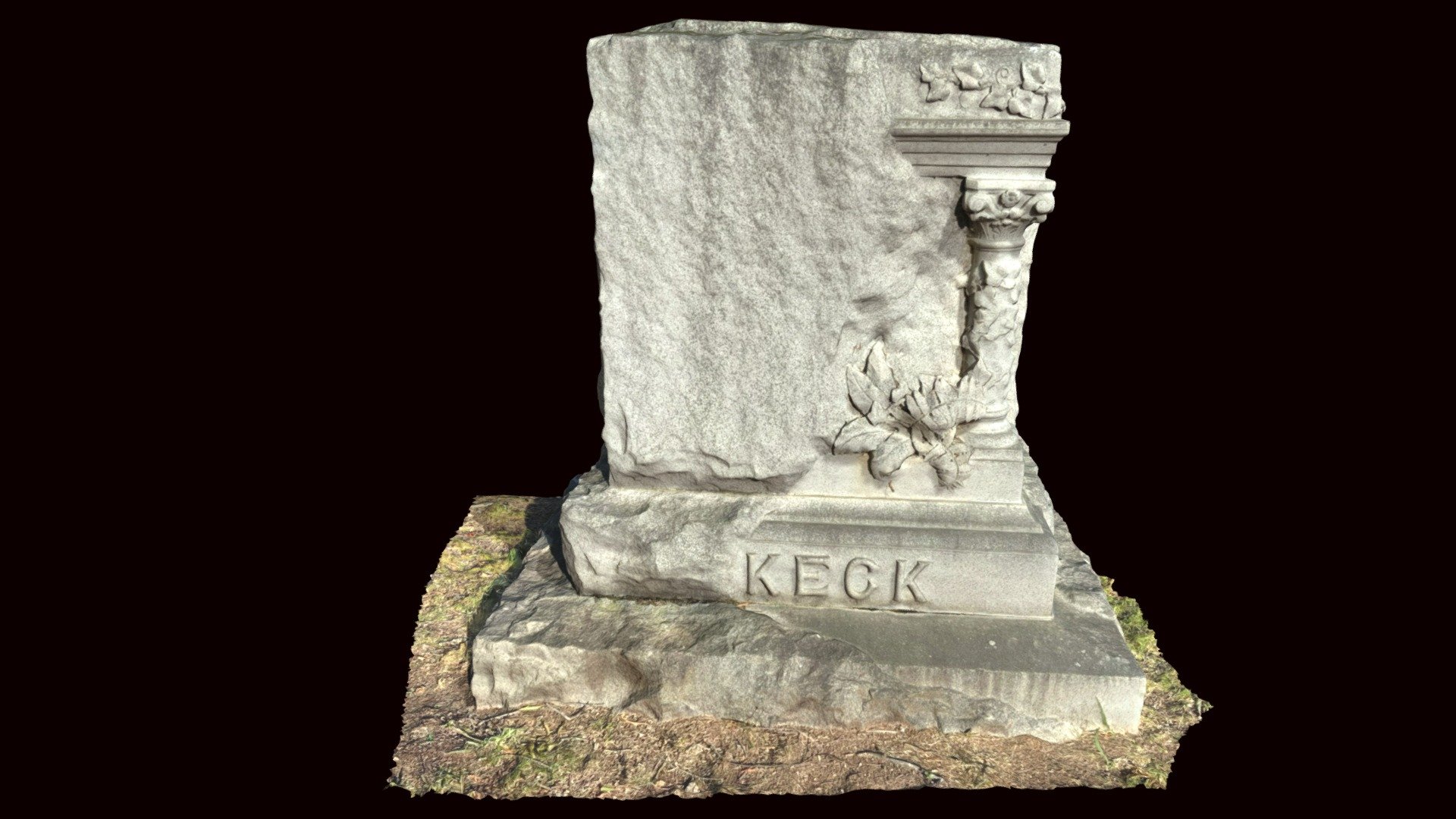 Keck Family Marker (VCU_3D_7043) - Download Free 3D model by Virtual ...