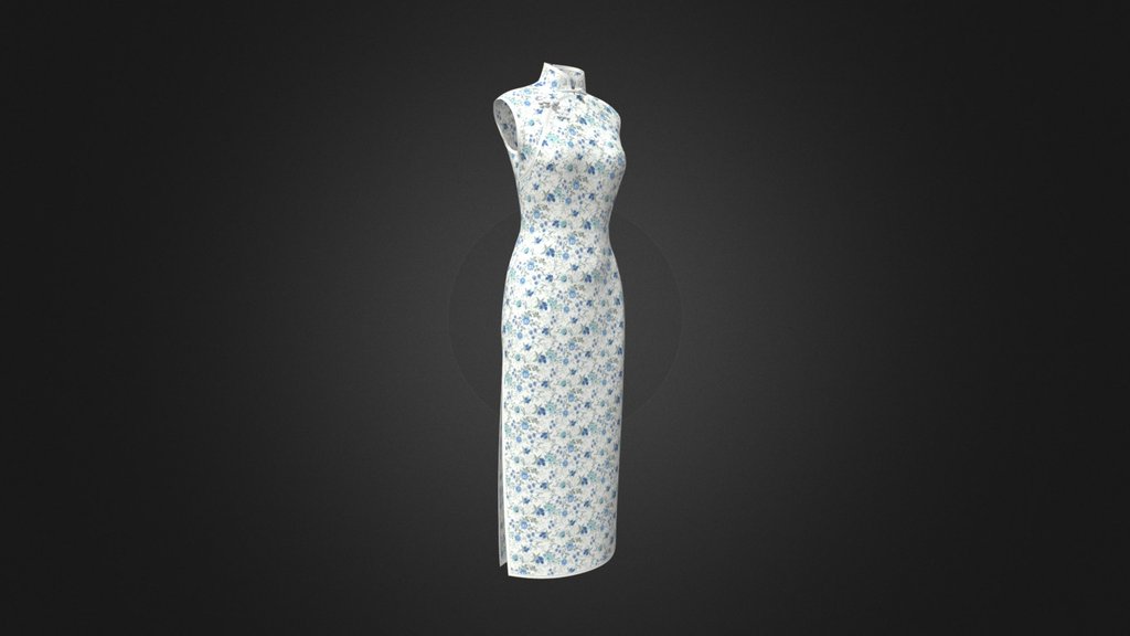 Chinese Hanfu and Cheongsam - A 3D model collection by Style3D CG ...
