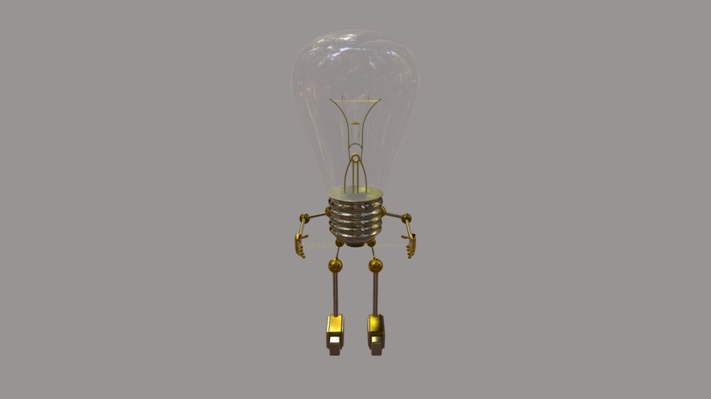 Lightbulb Man - 3D model by Bill Mcphail Jr. (@obsithian) [01f6e6b ...