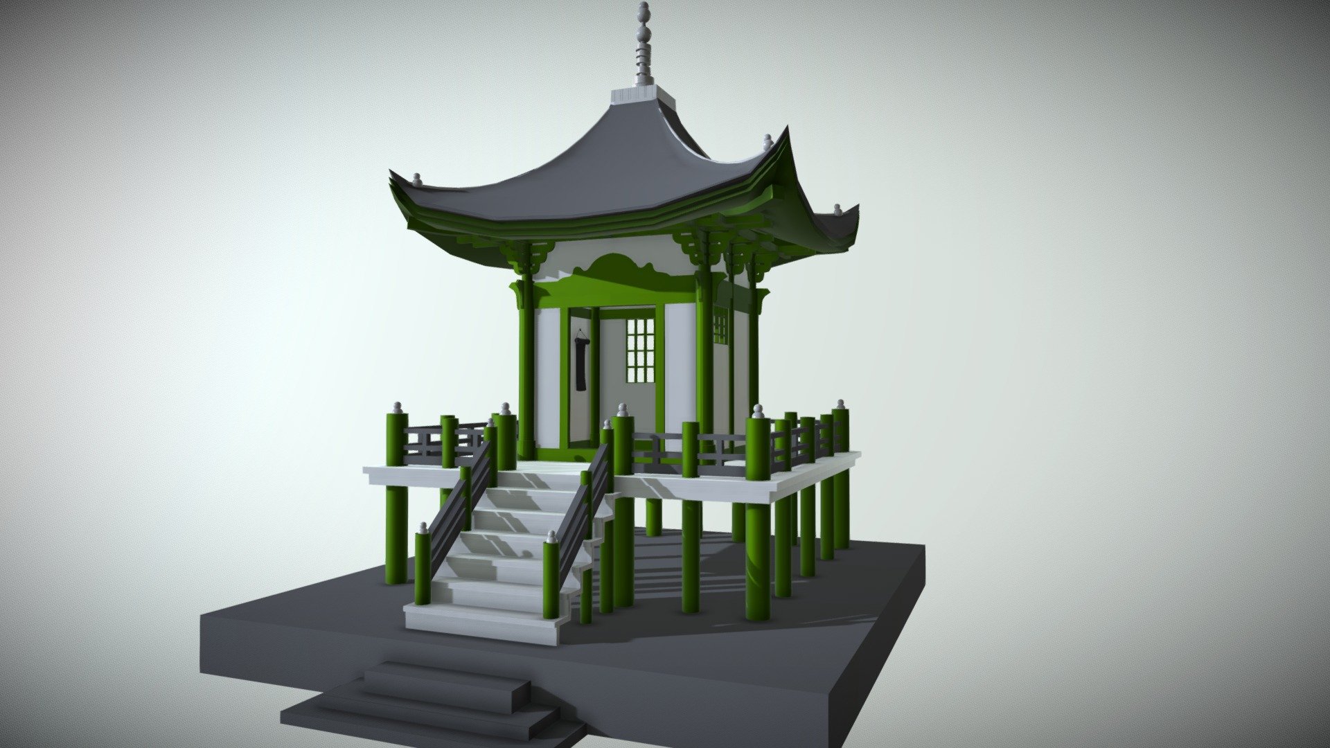 Japanese tea house - Download Free 3D model by WesternCrafter [01f79c9 ...
