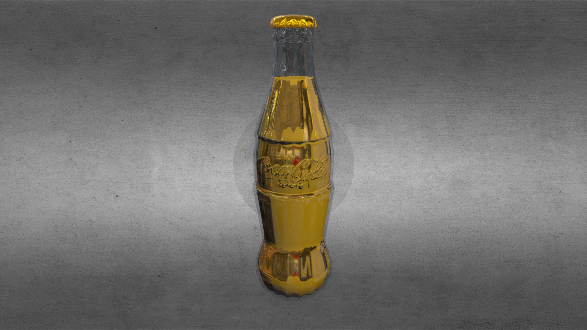 Golden Coca Cola - 3D model by Some Random Guy From Internet (@165738 ...