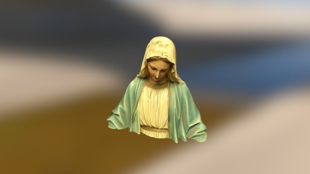 mother Mary - 3D model by pierreweidemann [01f9e23] - Sketchfab